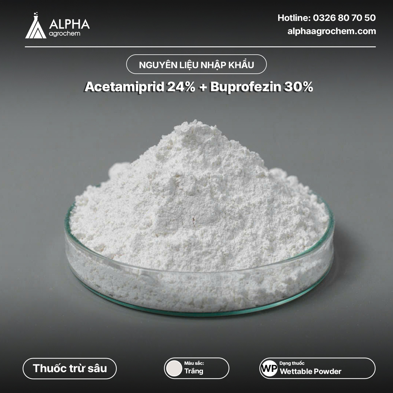 Thuốc trừ sâu - Acetamiprid 24% + Buprofezin 30% - KHONGRAY 54WP ...