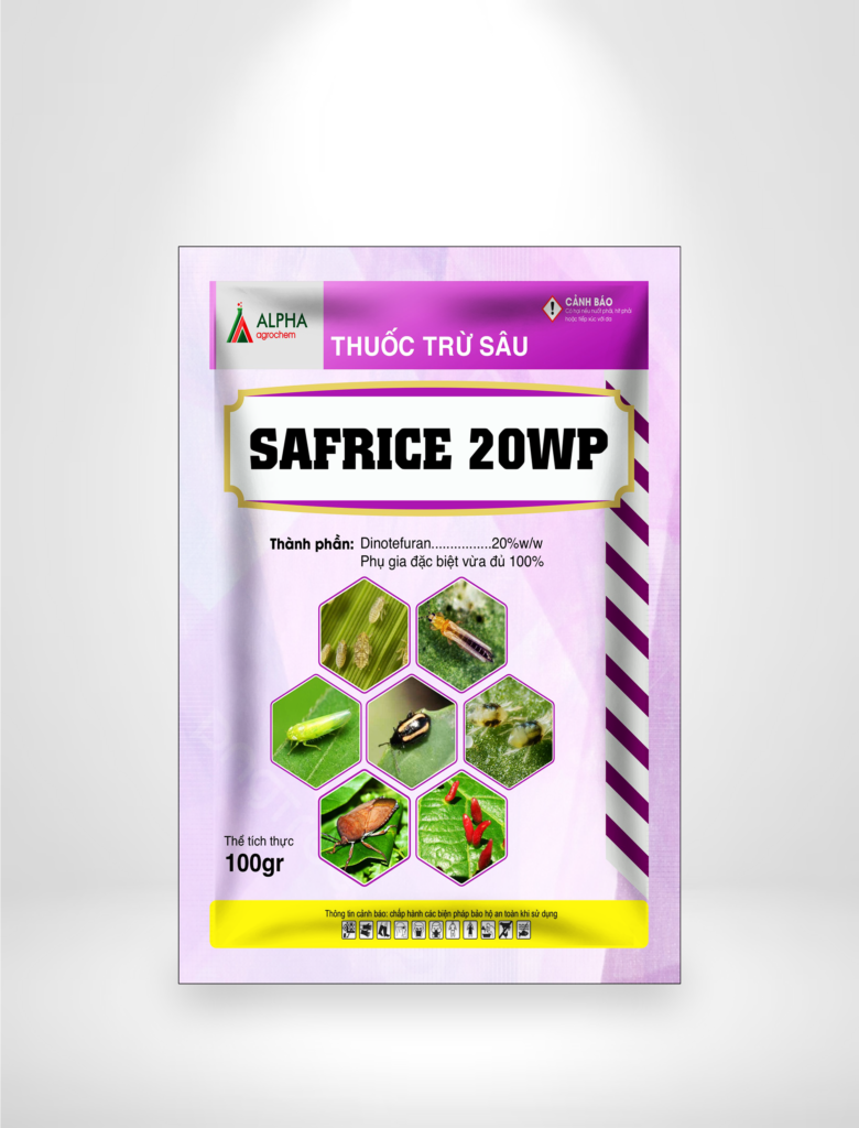 Thuốc trừ sâu SAFRICE 20WP - ALPHA AGROCHEM